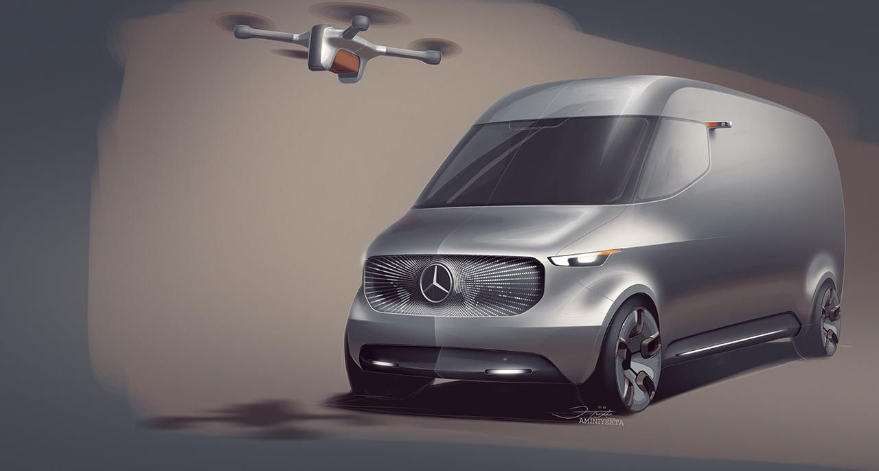 The Mercedes-Benz Vision Van ? The design. - Mercedes Lease Deals